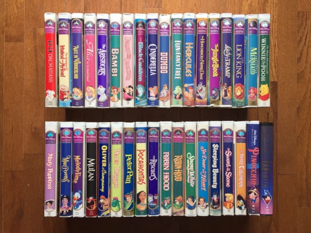 WALT DISNEY MASTERPIECE Collection VHS Lot! Complete! RARE! $503.59 - PicClick CA